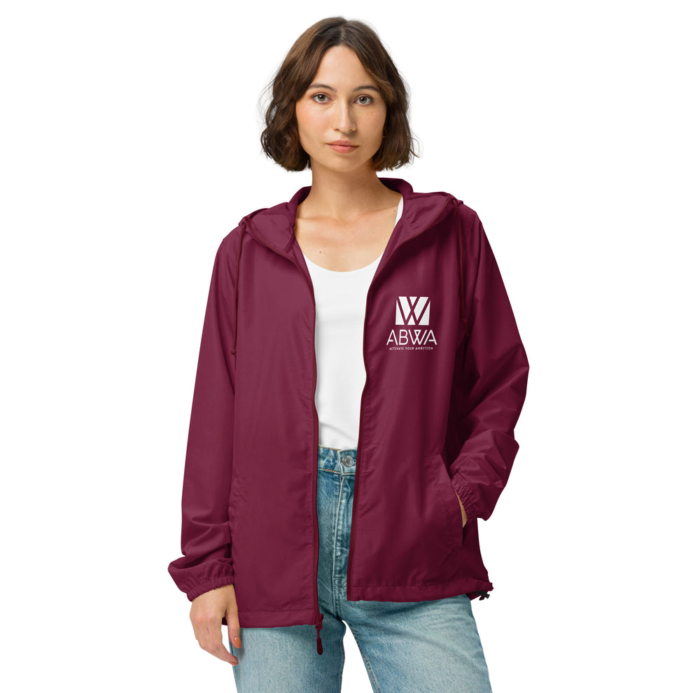 Unisex Lightweight Zip-up Windbreaker with Big Logo – American Business ...